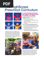 Highscope Curriculum PDF | PDF | Cognitive Development | Learning