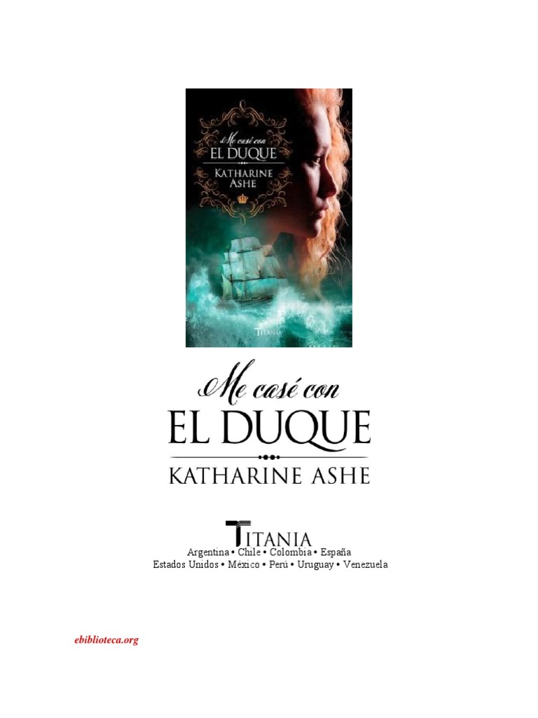 Katharine Ashe - Se busca príncipe 01 Me casé con el duque | PDF
