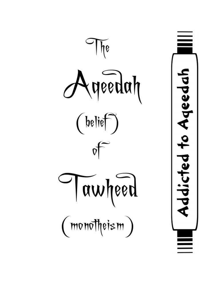 Aqeedah of Tawheed eBook w Arabic | Tawhid | Prophets And Messengers In ...