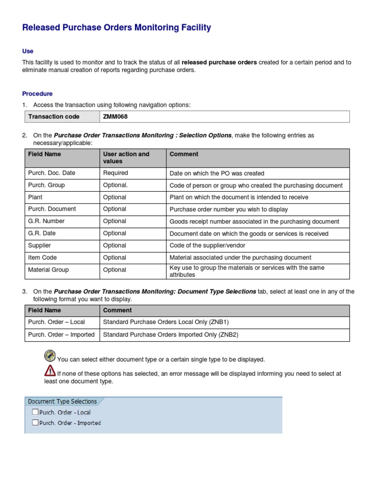 Monitoring Released Purchase Orders: A Guide to Tracking Purchase Order ...