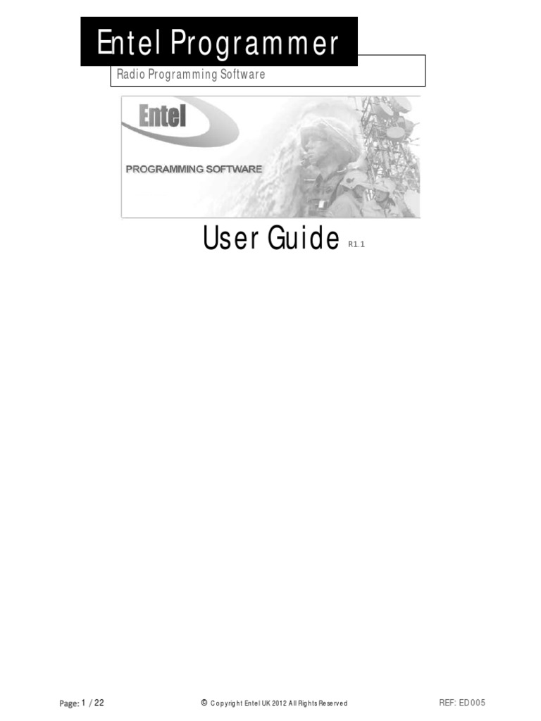 Entel Programmer User Guide | PDF | Computers
