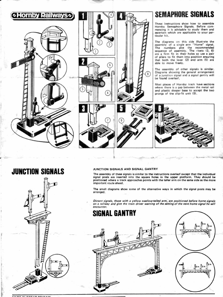 Hornby Railways Semphore Signals | PDF