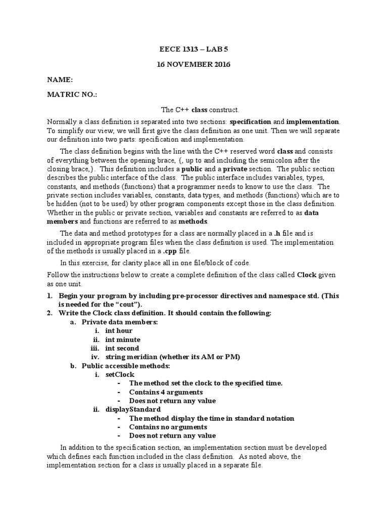 Lab5 Pdf Pdf Method Computer Programming Class Computer 3680