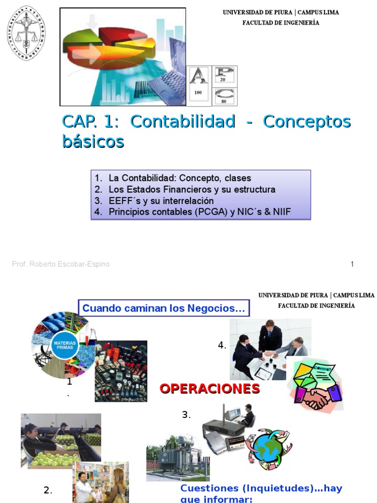 Cap 1 Contabilidad Conceptos Básicos | PDF | normas internacionales de ...
