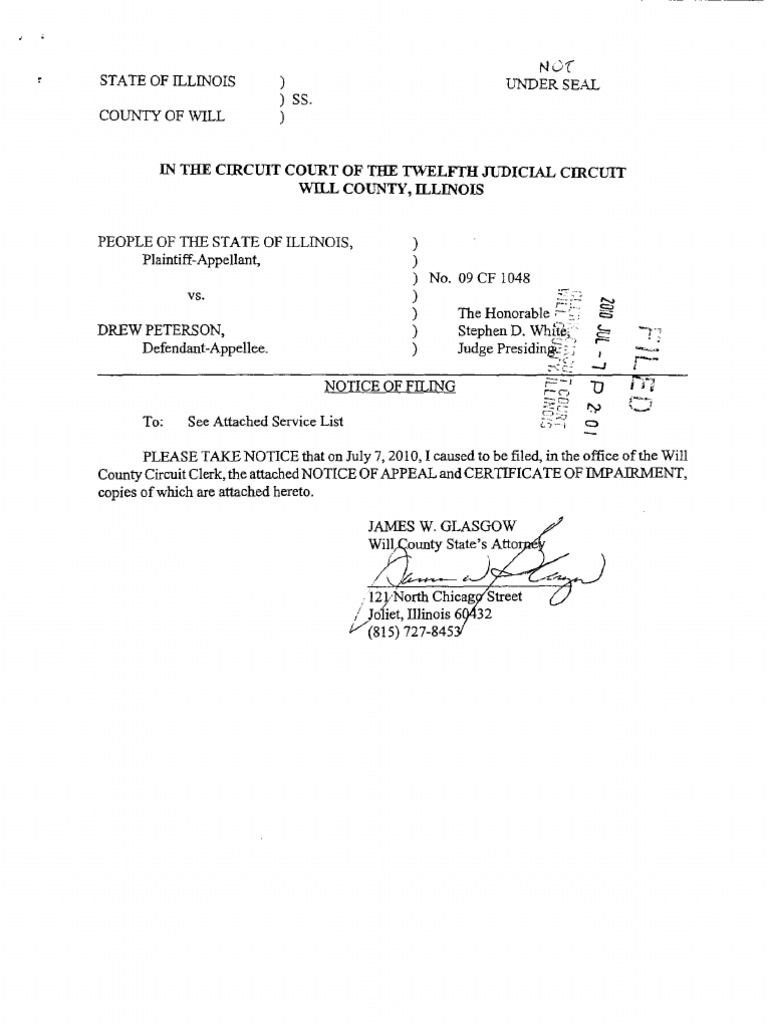 Notice of Interlocutory Appeal 1 - Justice Café - Http://petersonstory ...