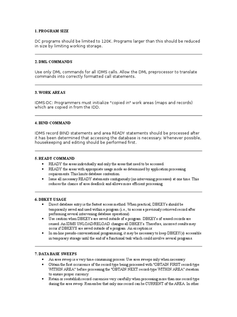 IDMS | Download Free PDF | Subroutine | Databases