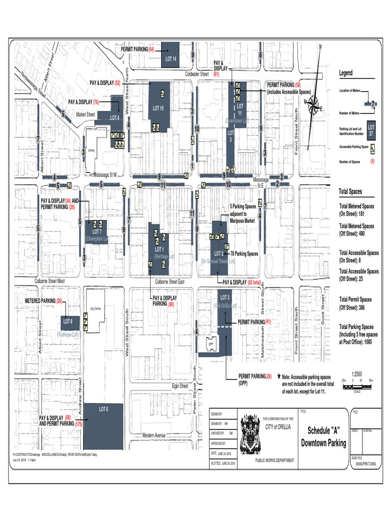 Map of Parking Lots | PDF