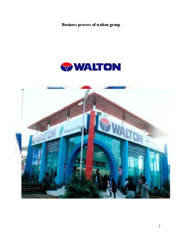 Business Process of Walton Group | PDF | Refrigerator | Employment