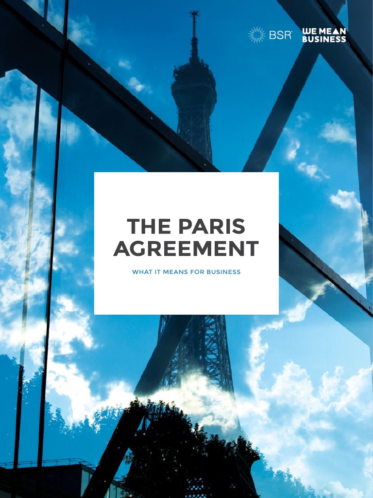 The Paris Agreement | PDF | Climate Resilience | Low Carbon Economy