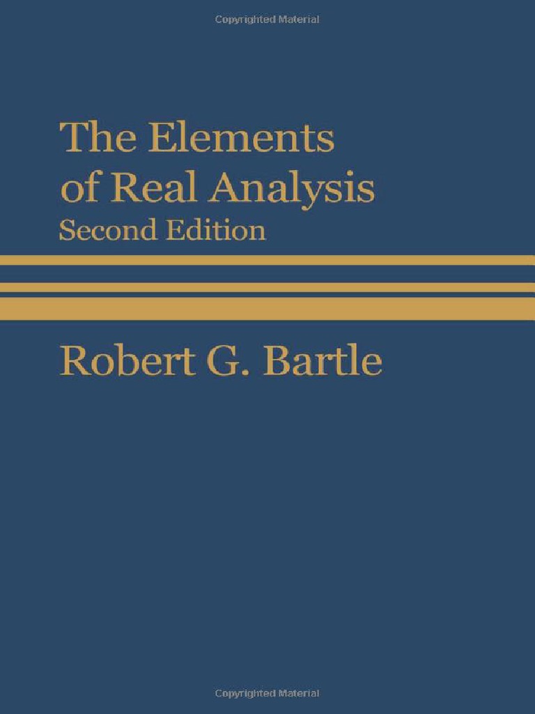 The Elements of Real Analysis-Bartle PDF | PDF | Series (Mathematics ...