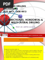 Directional Well Trajectory Design Guide | PDF | Oil Well | Angle