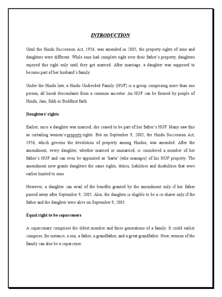 Coparcenary Rights To Daughters 2 | PDF | Marriage | Supreme Court Of India