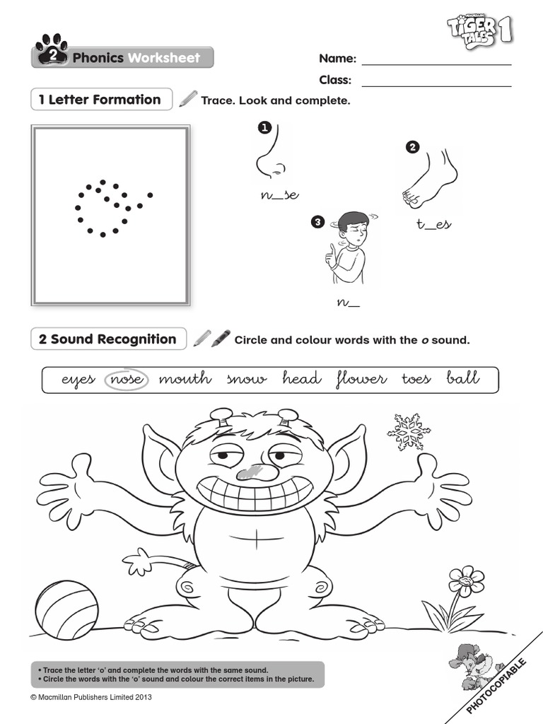 Tiger First Grade | PDF | Cognition
