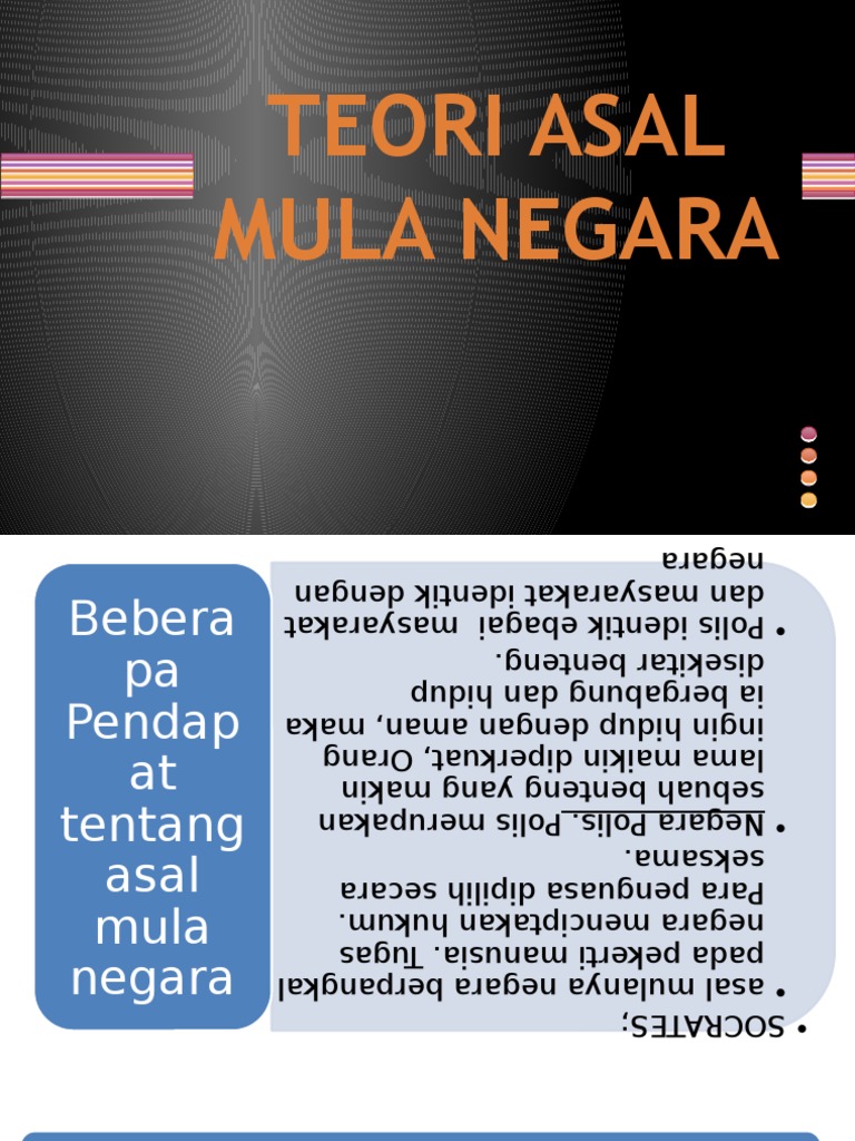 Teori Asal Mula Negara | PDF
