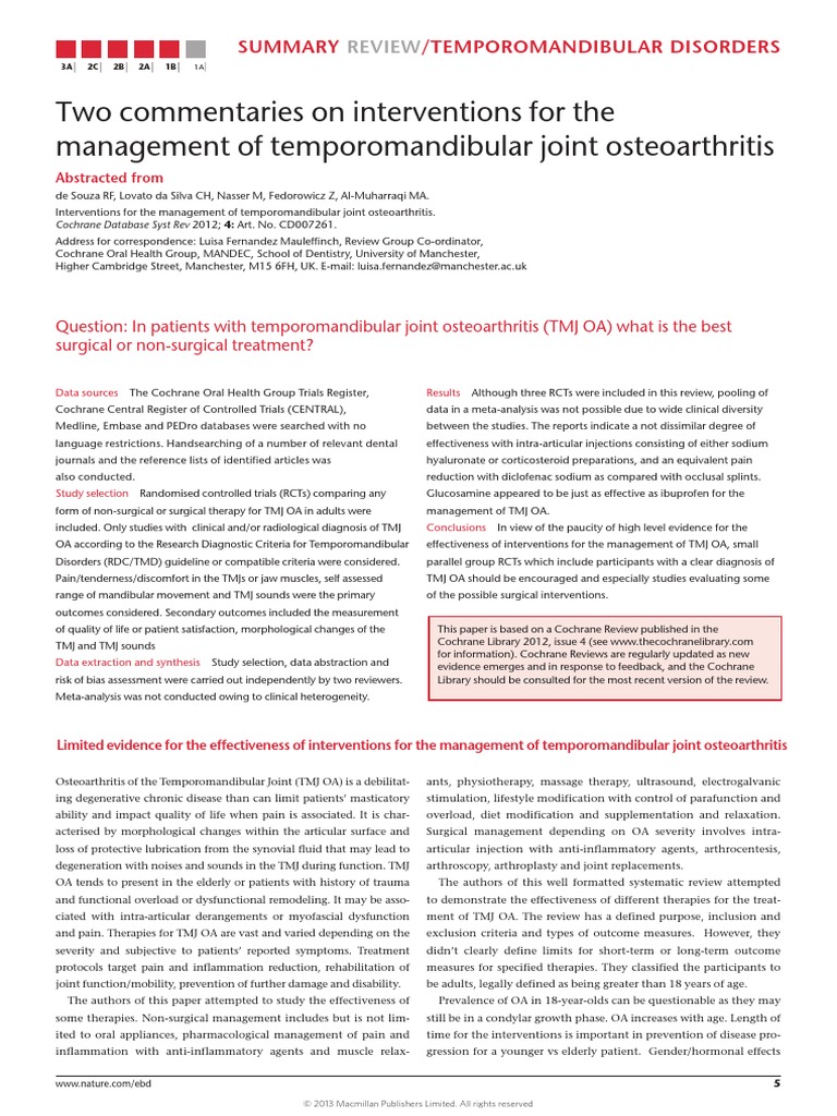 Jurnal 1 Pdf Randomized Controlled Trial Osteoarthritis