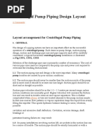 Pump Piping Design Guidelines | PDF | Pump | Continuum Mechanics