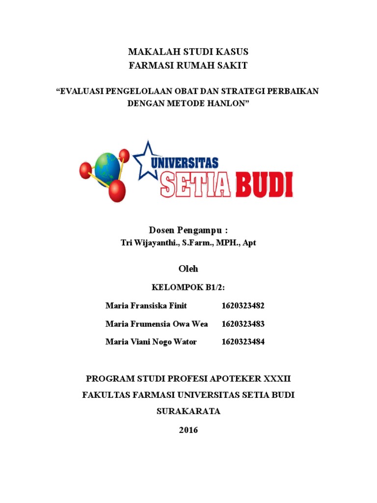 Pembahasan Kasus Tentang Metode Hanlon | PDF