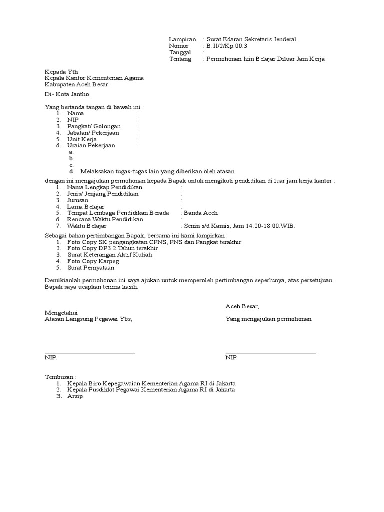Permohonan Ybs | PDF | Karier & Perkembangan