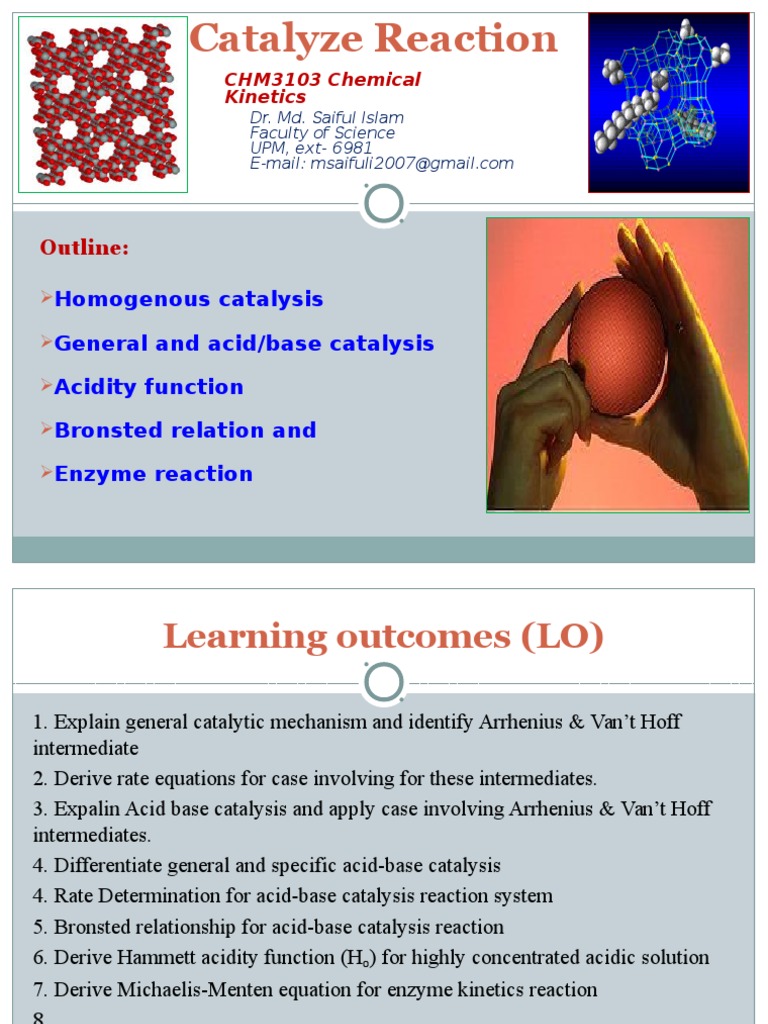 Catalyze Reaction | Catalysis | Acid