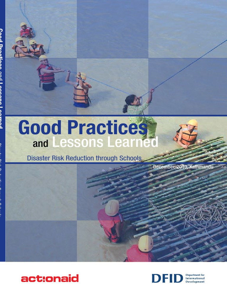 Disaster Risk Reduction - Good Practices and Lessons Learned | Download ...