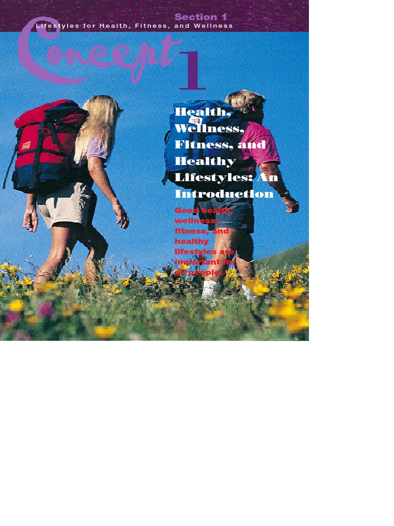 Oncept: Health, Wellness, Fitness, and Healthy Lifestyles: An | PDF ...