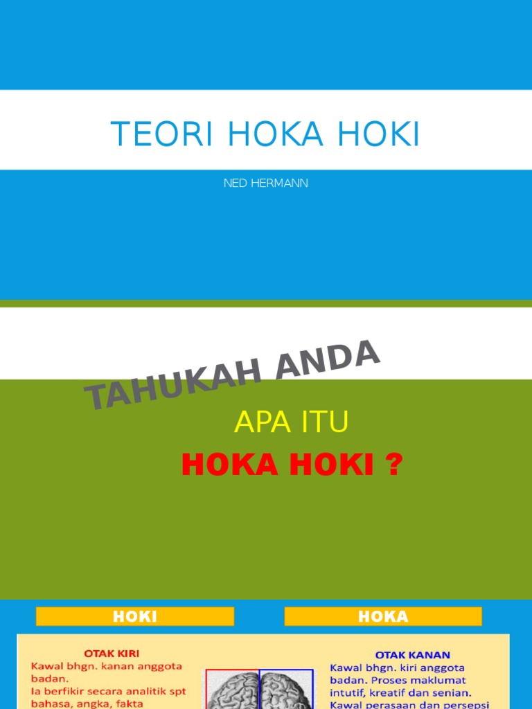Teori Hoka Hoki | PDF