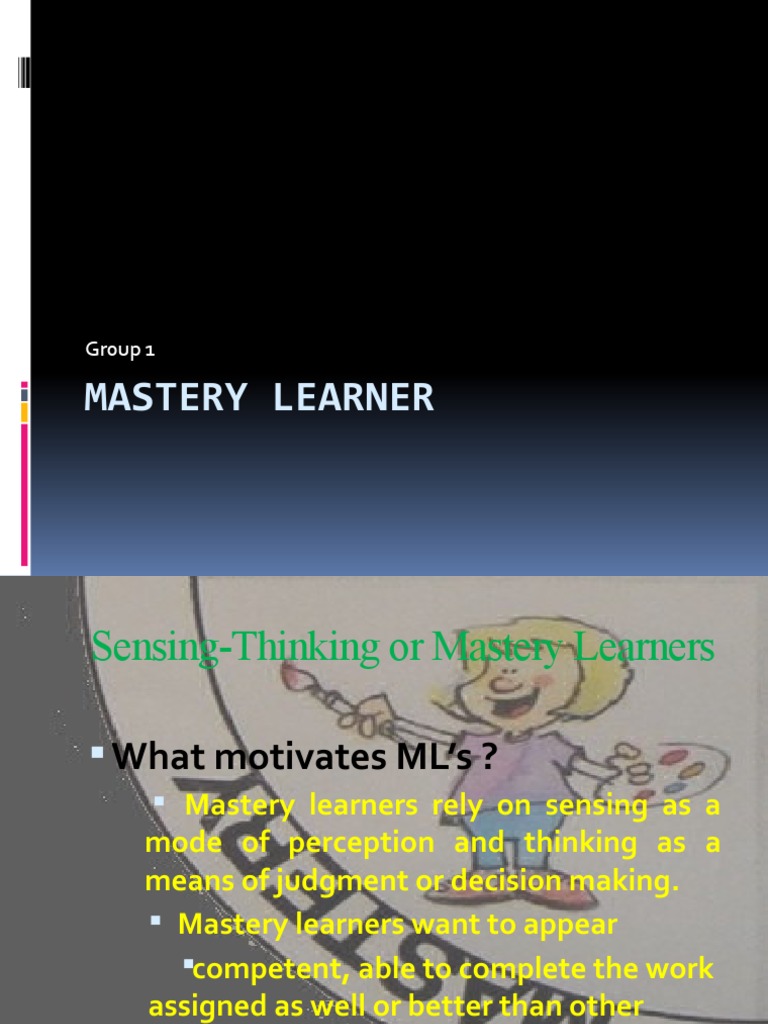 Mastery Learner | PDF | Career & Growth