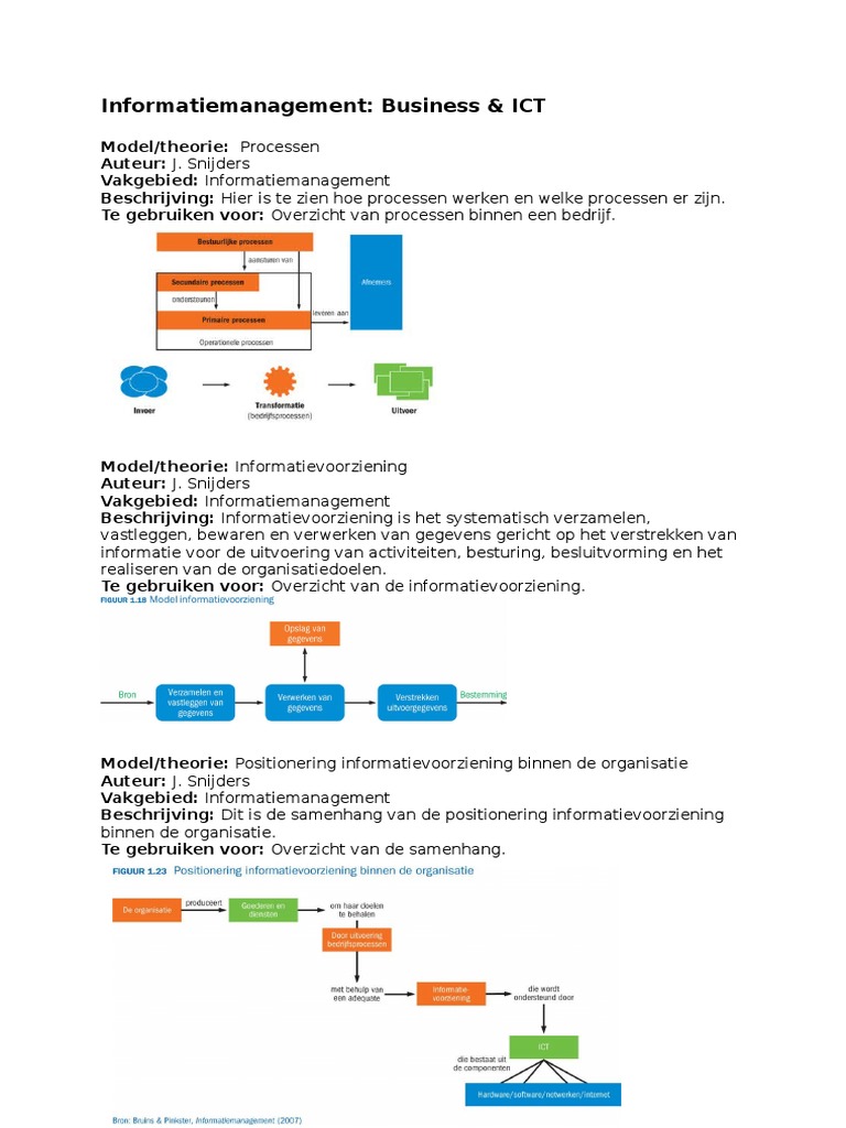 Informatiemanagement | PDF