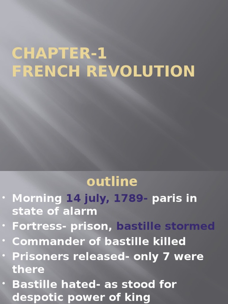 Chapter-1 French Revolution | PDF | Maximilien Robespierre | French ...