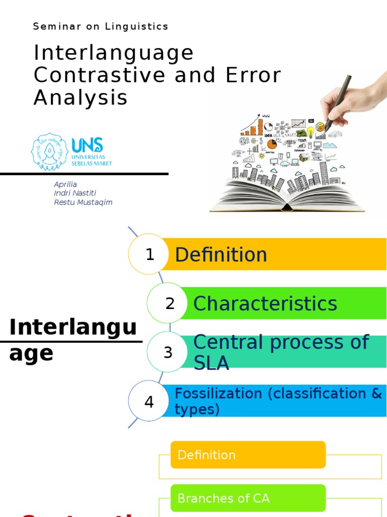 Interlanguage Contrastive and Error Analysis: Seminar On Linguistics | PDF | Second Language ...