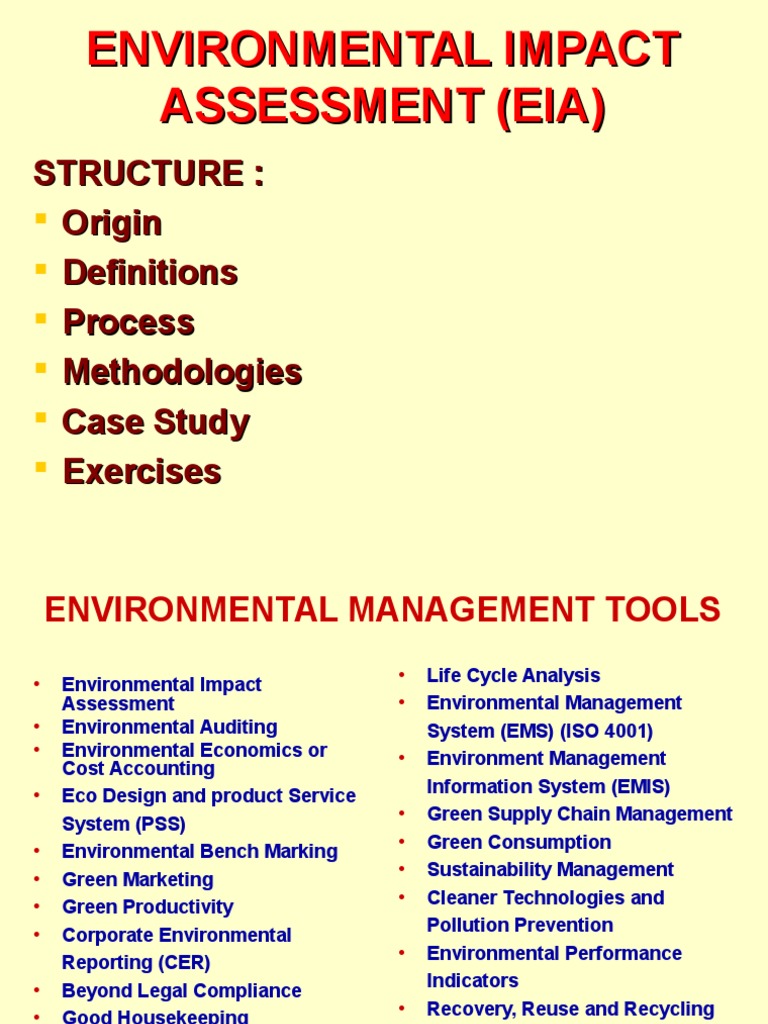 Environmental Impact Assessment | PDF | Environmental Impact Assessment ...