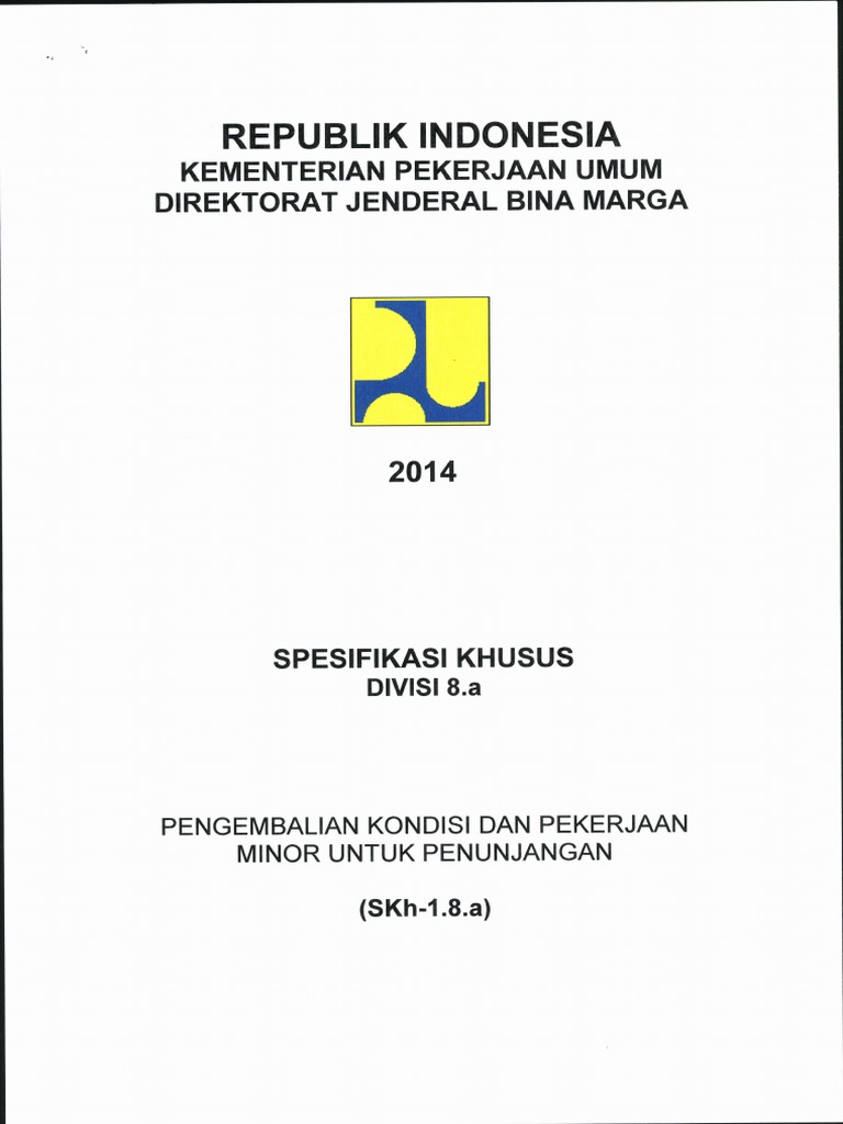 2a. Spesifikasi Khusus (Skh.1.8.a.1 PDF | PDF