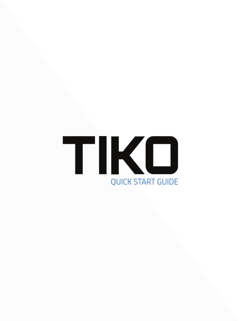 TIKO 3D Printer Quick Start Guide | PDF | Electrical Engineering ...