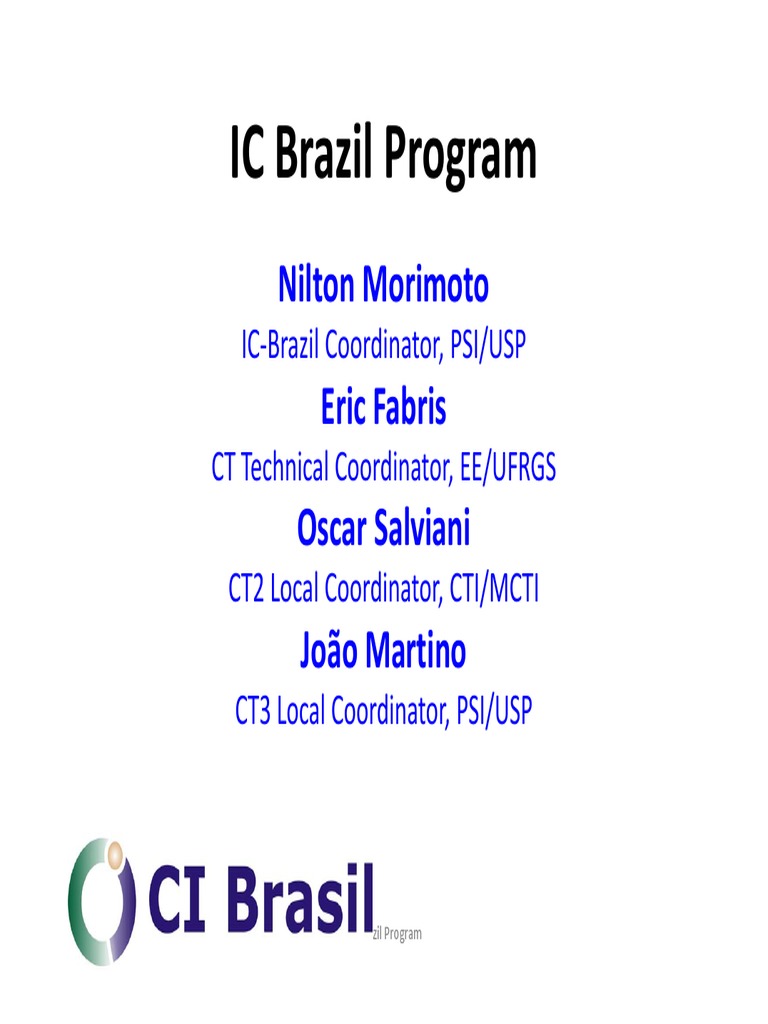 2014 - CI-Brasil - Introdução A Alunos1 | PDF | Semiconductor Device ...