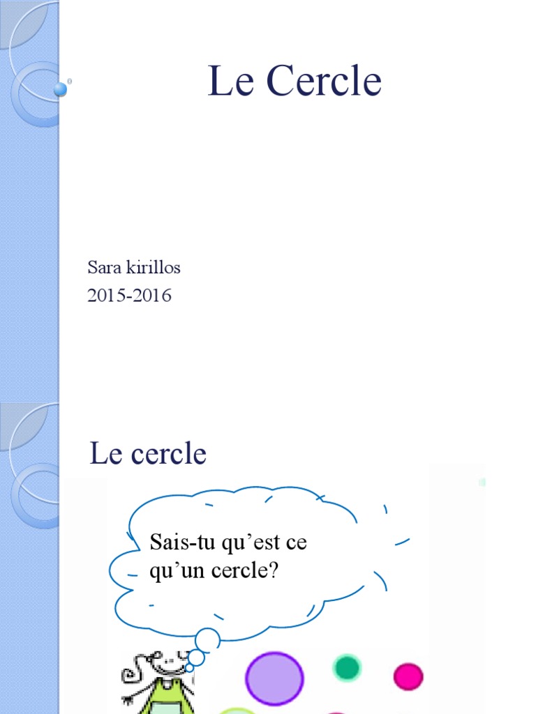 Le Cercle Expl Et Exe Eb4 | PDF