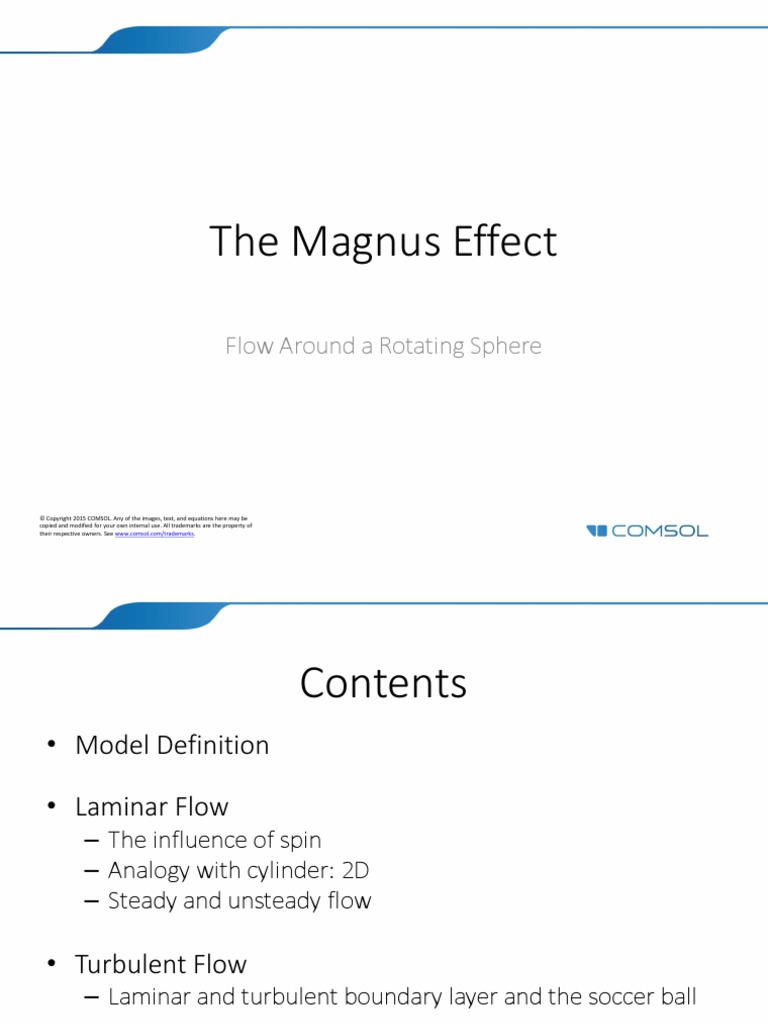 The Magnus Effect | PDF | Boundary Layer | Fluid Dynamics