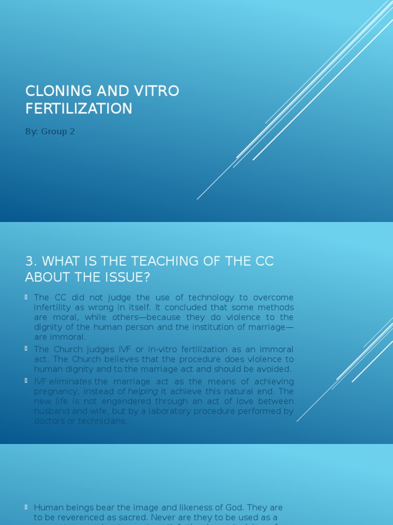 Cloning and Vitro Fertilization | PDF | Wellness | Science & Mathematics