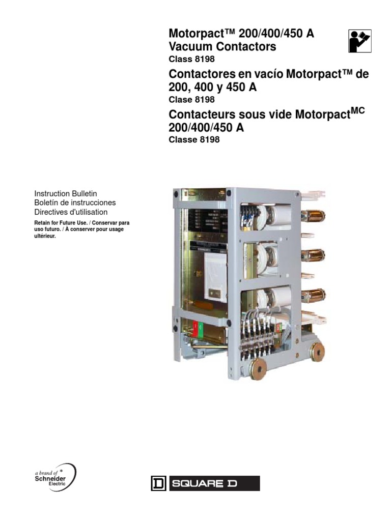 Motorpact™ 200/400/450 A Vacuum Contactors Contactores en Vacío ...