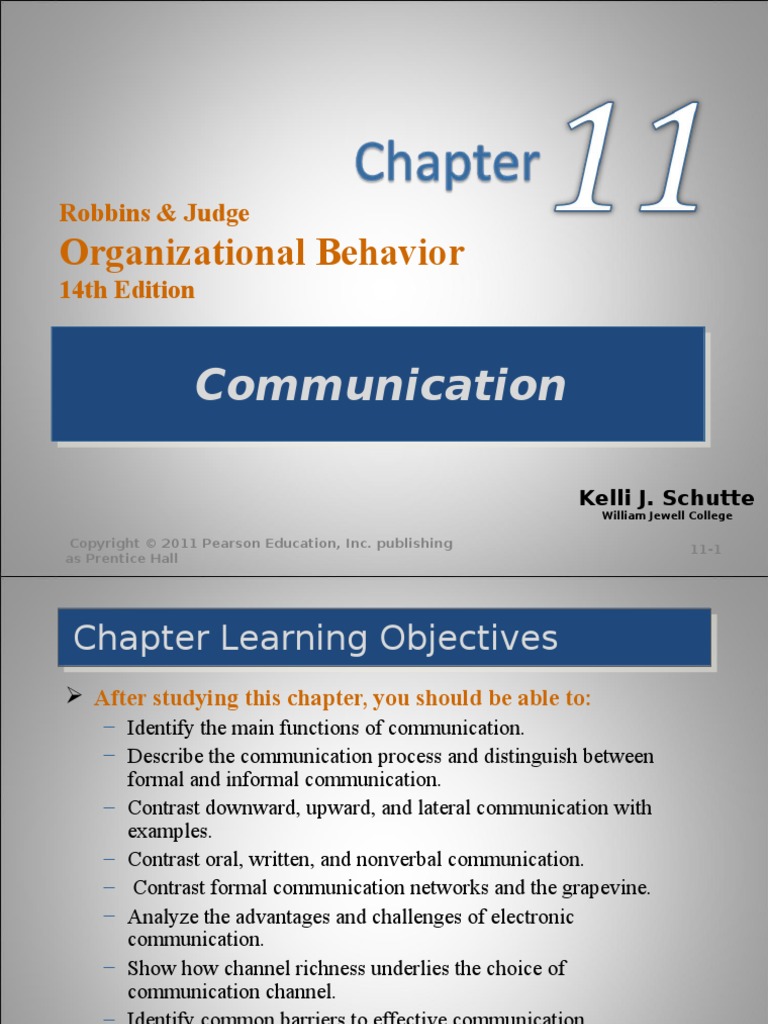Communication Chapter 11 | PDF | Videotelephony | Nonverbal Communication