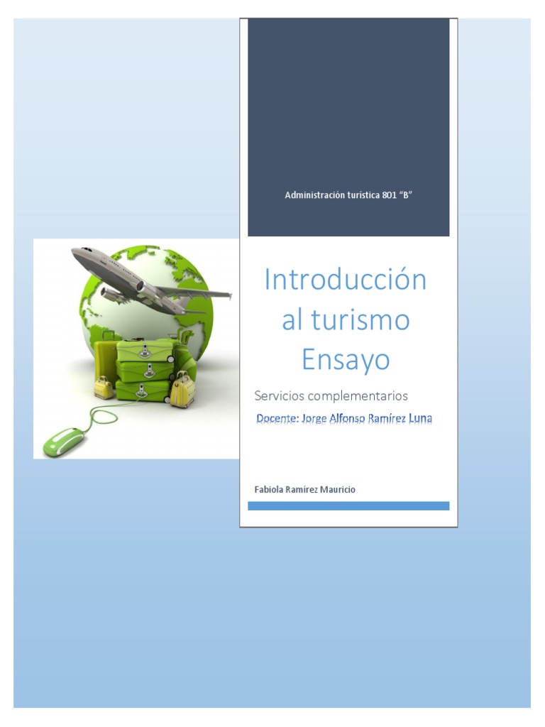 Introducción Al Turismo | Descargar gratis PDF | Turismo | Conceptos ...