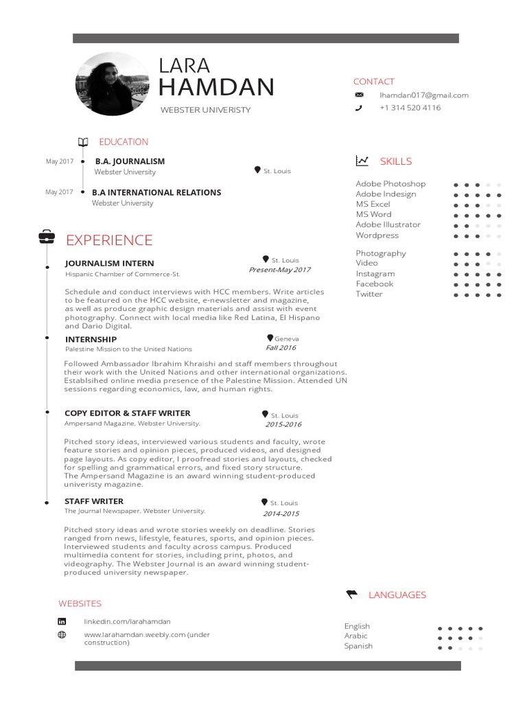 Lara Resume | PDF | Copy Editing | Newspapers