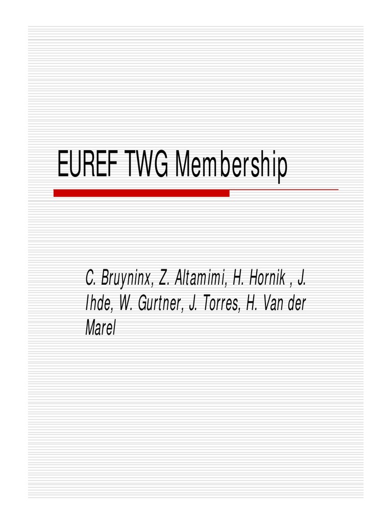 04 TWG Membership | PDF