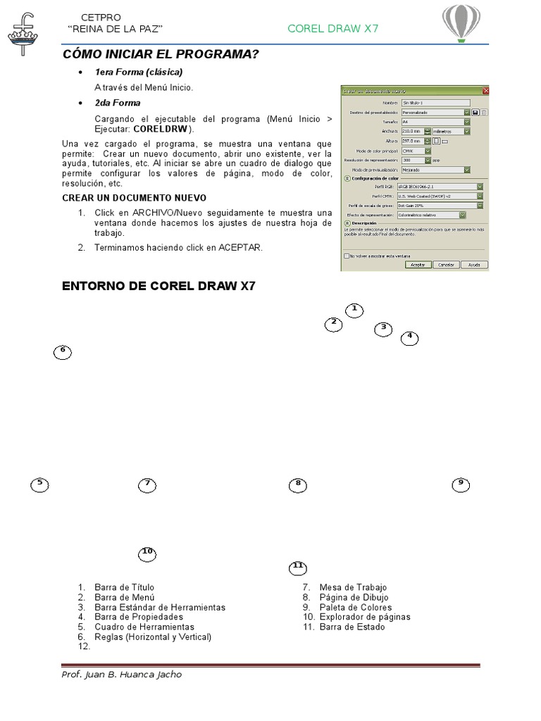 Practicas Corel Draw 7-Basico SET-2015 | PDF | Software | Software del sistema