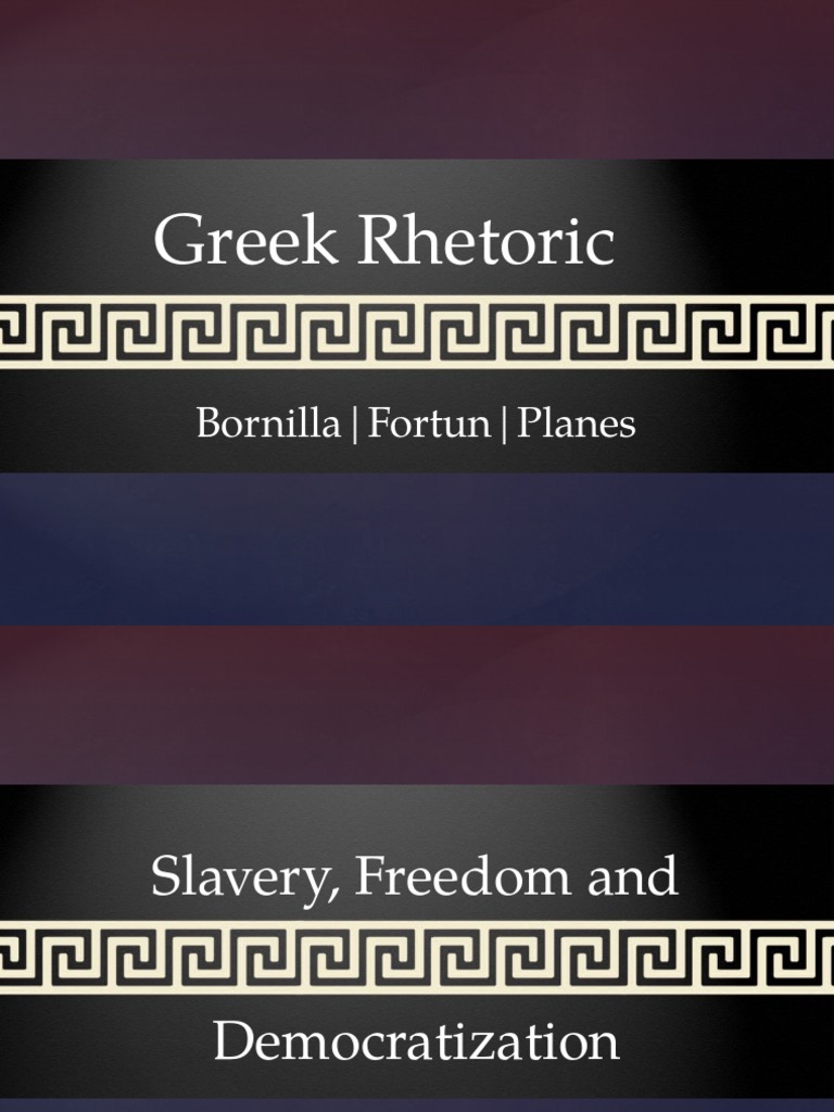 Greek Rhetoric | Sophism | Rhetoric