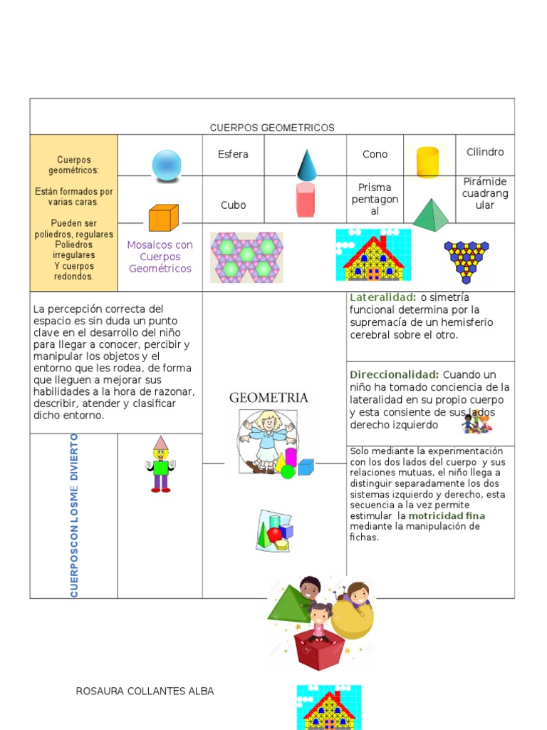 Cuerpos Geometricos | PDF | Percepción | Ciencia cognitiva