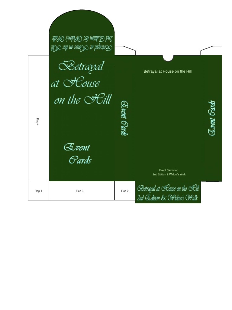 BaHotH Event Tuckbox2 | PDF