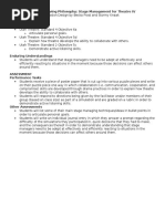 Theatre Prompt Book Guide | PDF | Theatre | Educational Assessment