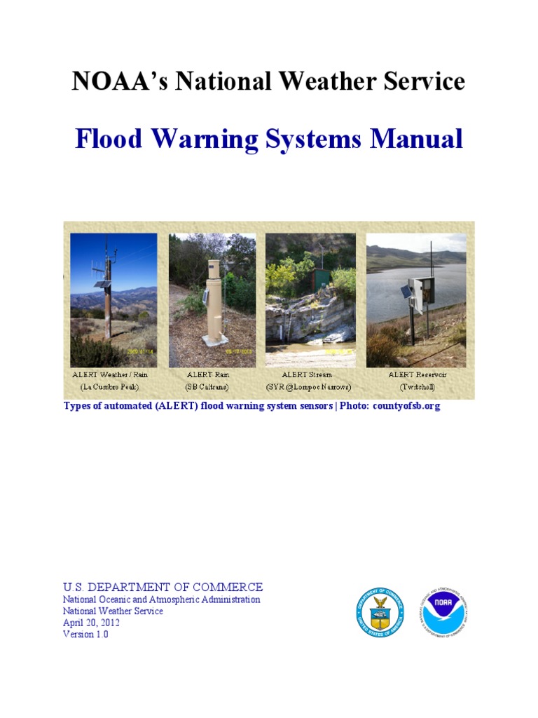 Flood Warning Systems Manual | PDF | National Weather Service | Flood