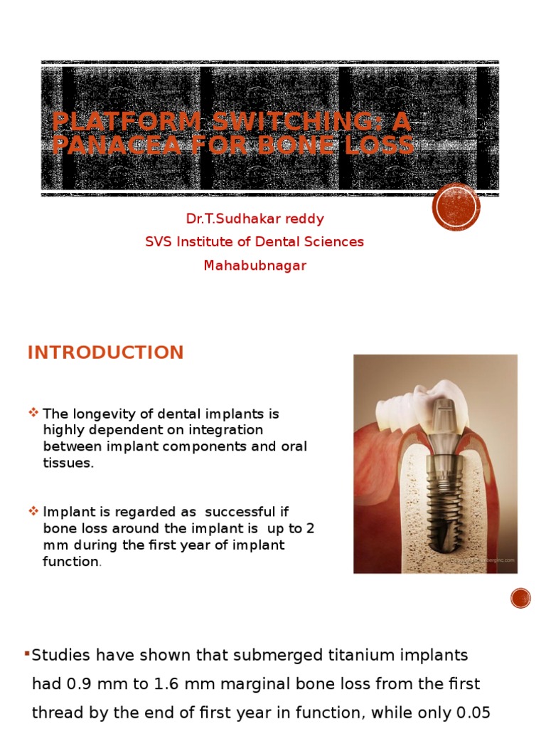 Implant Platform Switching Concept | PDF | Dental Implant | Dentistry ...