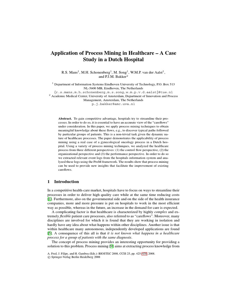 14-Application of Process Mining in Healthcare - A Case Study in A ...